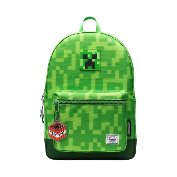 Herschel Supply Co. X Minecraft 26l Heritage Backpack 'creeper - Green