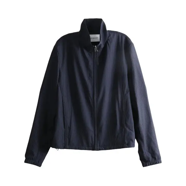 Givenchy Striped Zipped Blouson 'navy