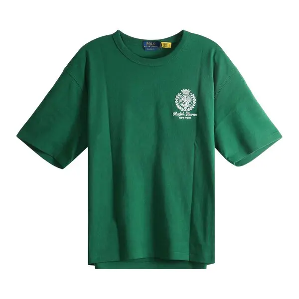 Polo Ralph Lauren Tennis Graphic Relaxed Fit T-shirt 'new Forest - Green