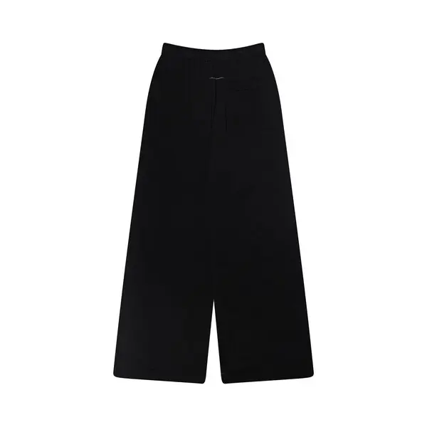 MAISON MARGIELA Wide Leg Sweatpants With Labels - Black