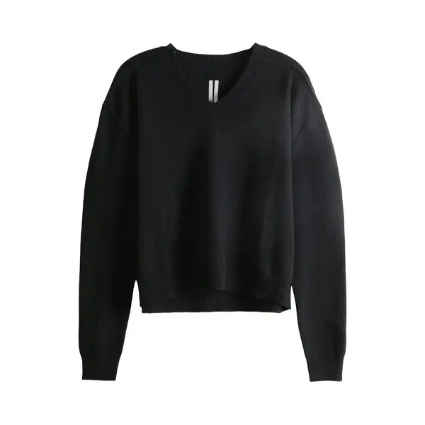 Rick Owens Tommy V Neck - Black