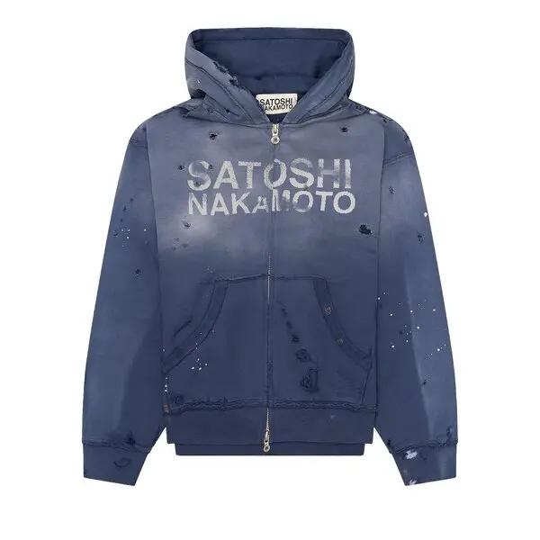 SATOSHI NAKAMOTO Luke Fleece Hoodie
