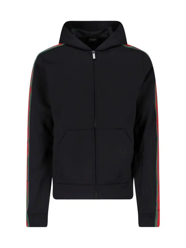 Gucci Zip Hoodie "web
