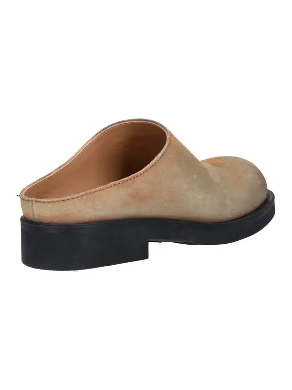 MAISON MARGIELA Biker" Leather Mules - Beige