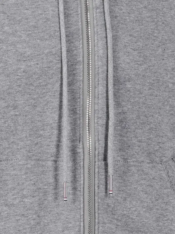 Thom Browne Zip Hoodie "4-bar