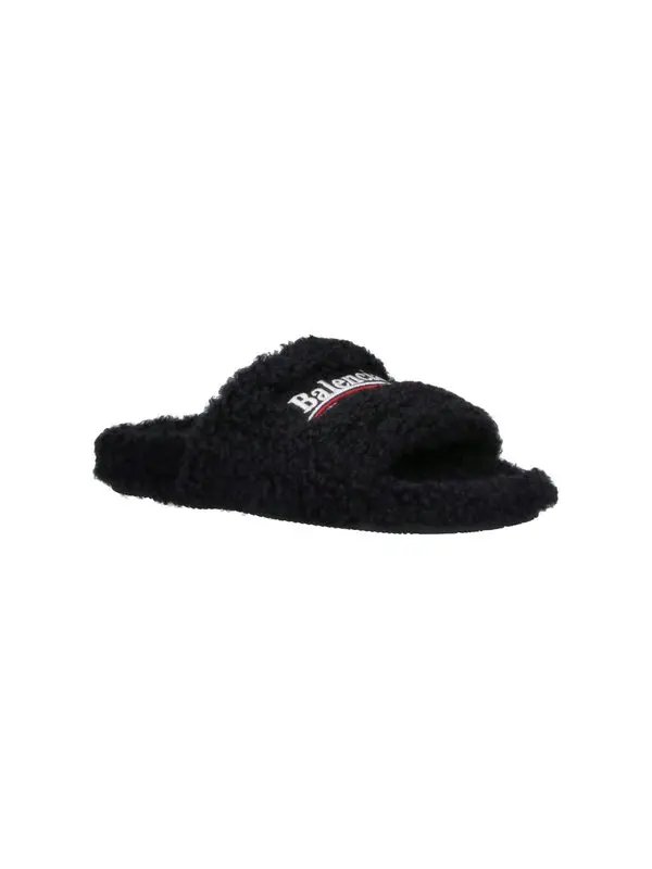 Balenciaga Sandals "furry