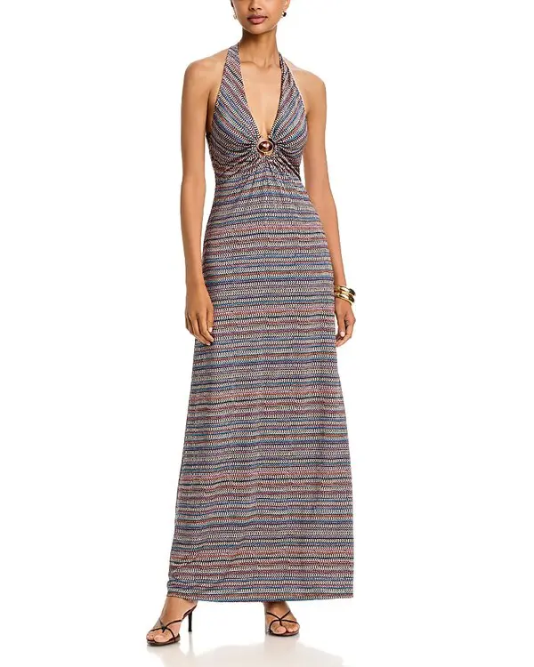 AFRM Huston Halter Maxi Dress