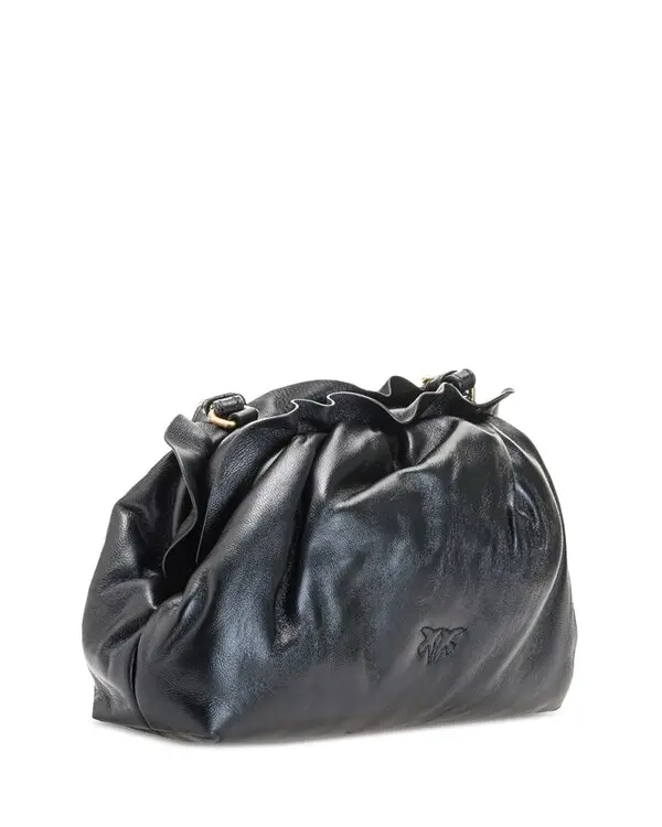 Pinko Mini Chain Leather Clutch