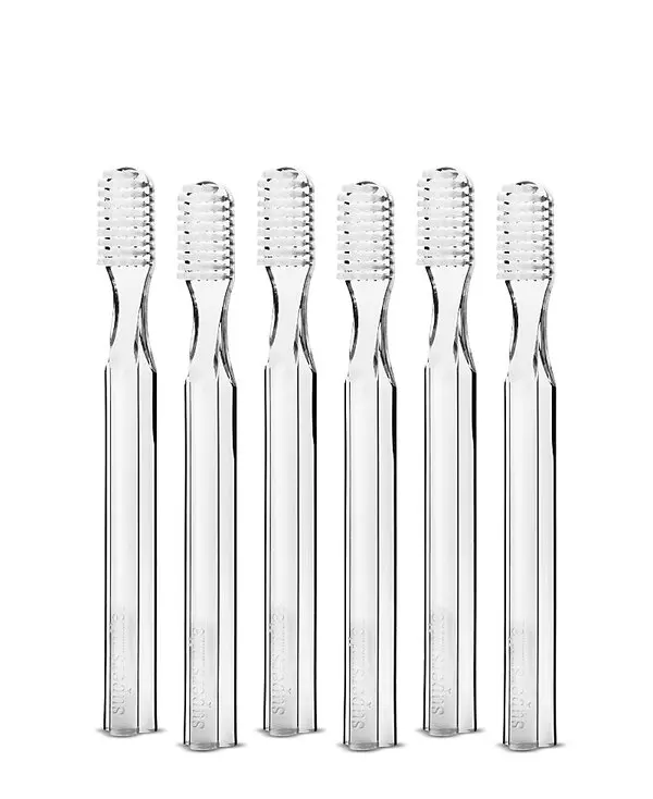 SUPERSMILE 6 Pack New Generation 45degree Toothbrush Set