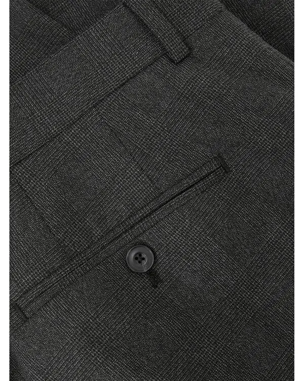REISS Slim Fit Prince Of Wales Check Suit Trousers