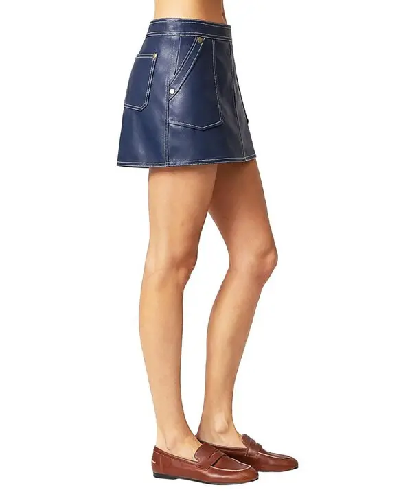 Central Park West Rusty Mini Skirt