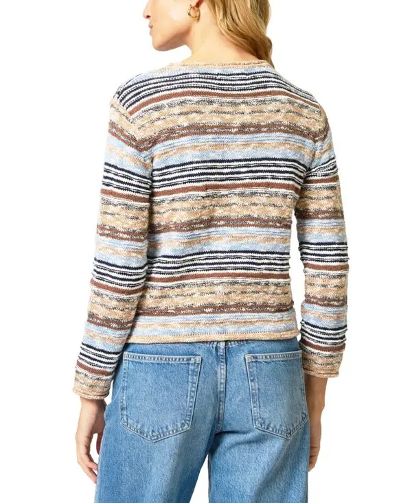 Central Park West Marlon Textured Stitch Cardigan
