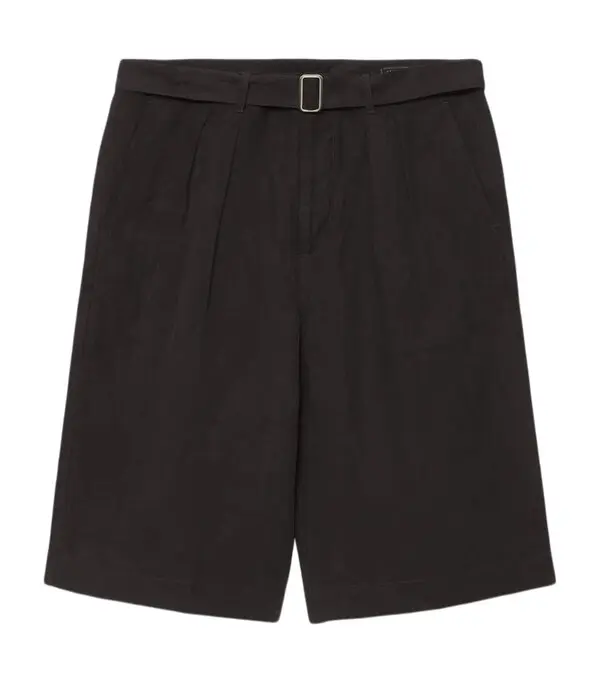 ALLSAINTS Lyocell-linen Marko Shorts - Black
