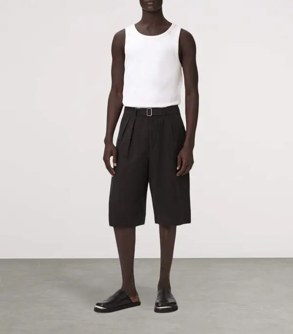 ALLSAINTS Lyocell-linen Marko Shorts