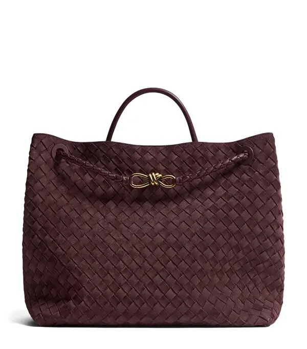 Bottega Veneta Large Intrecciato Shoulder Bag - Red