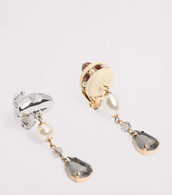 Max Mara Charm Drop Earrings