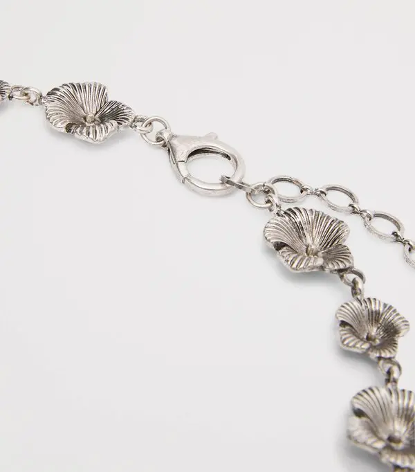 Max Mara Floral Charm Necklace