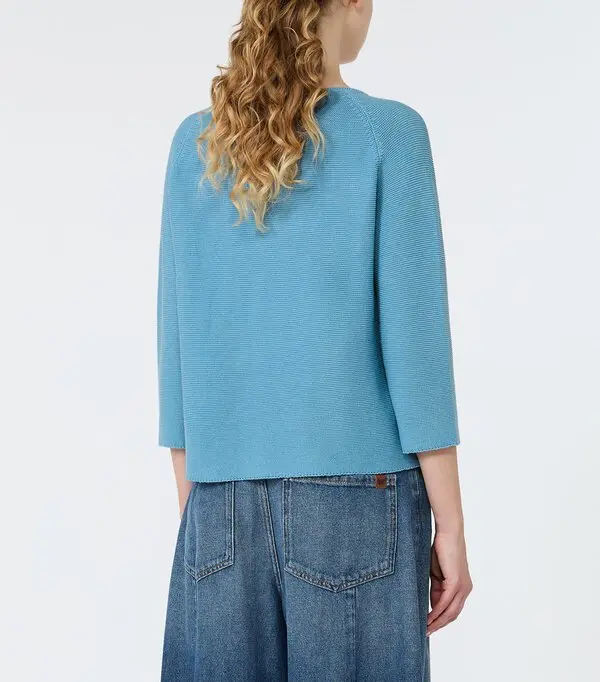 Max Mara Cotton Boat-neck Sweater