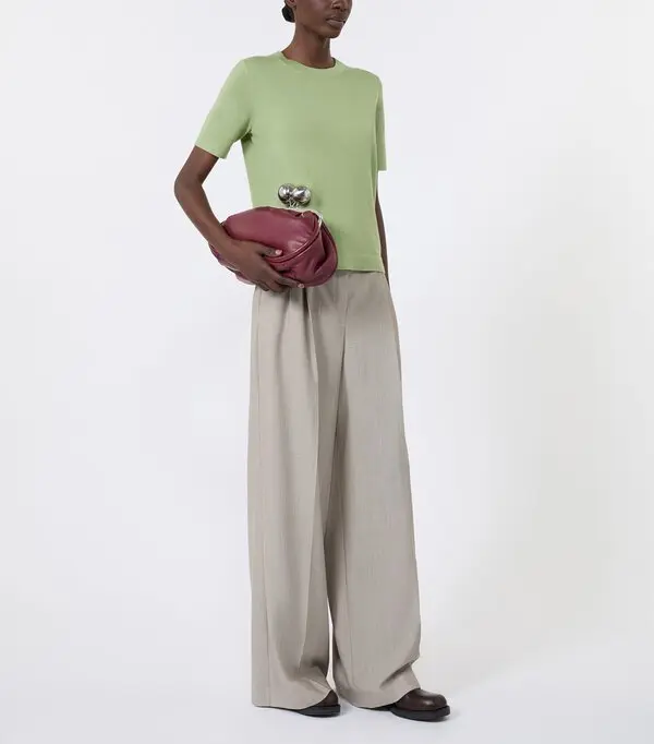 Max Mara Wool-silk Knit Top