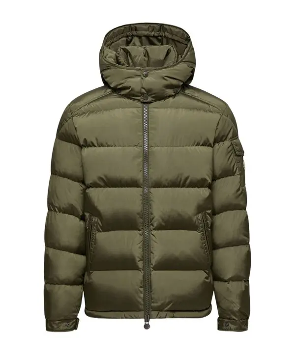 Moncler Maya Matte Short Down Jacket - Green