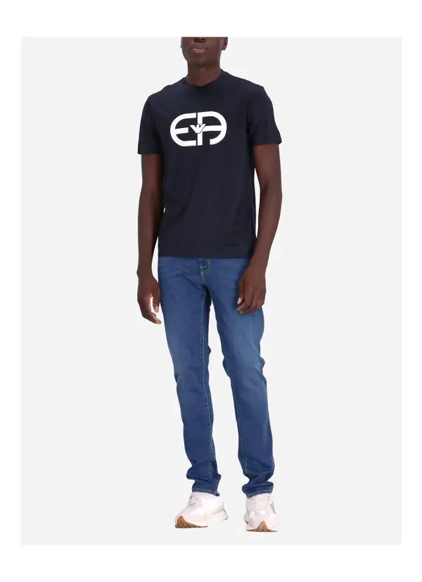 Emporio Armani Logo Printed Crewneck T-shirt