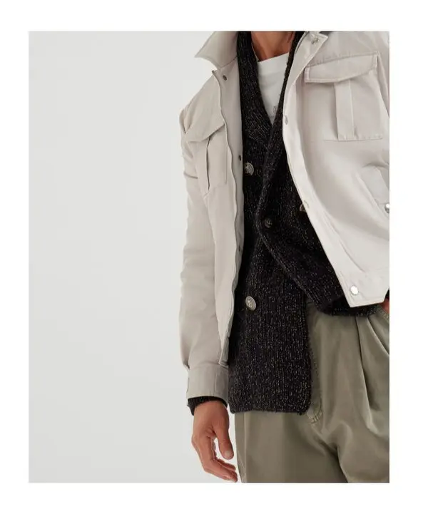 Brunello Cucinelli Padded Flap-pocket Jacket