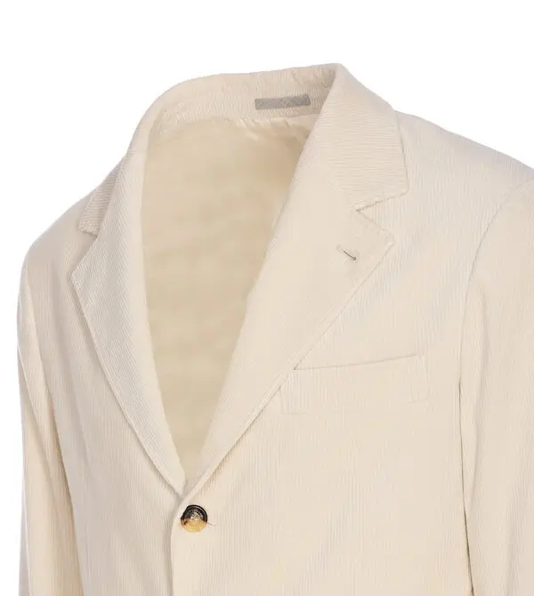 Brunello Cucinelli Single Breasted Long Sleeved Blazer - No