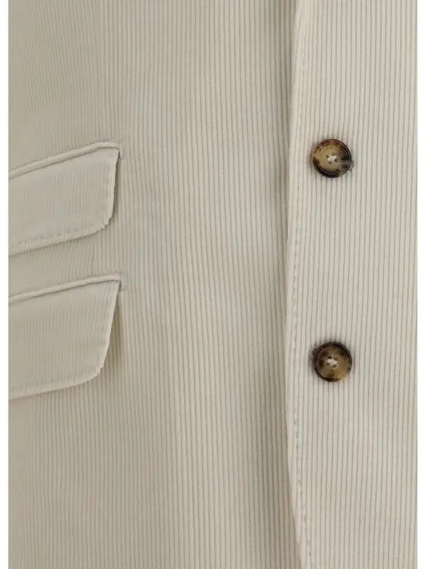 Brunello Cucinelli Single Breasted Long Sleeved Blazer