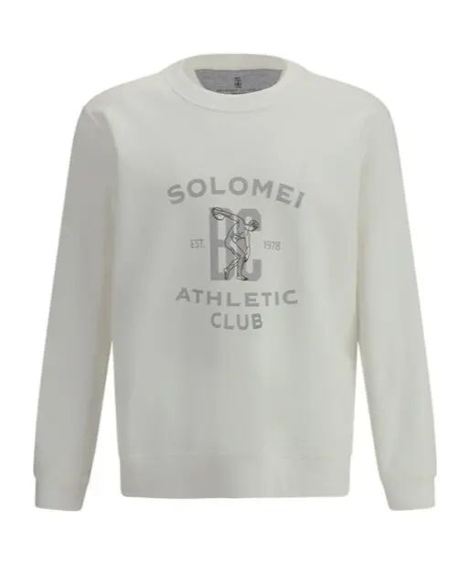Brunello Cucinelli Long Sleeve Crewneck Sweatshirt - Gray