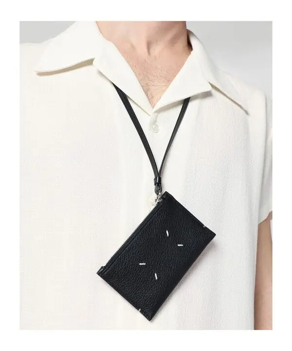 MAISON MARGIELA Four-stitched Zipped Coin Purse