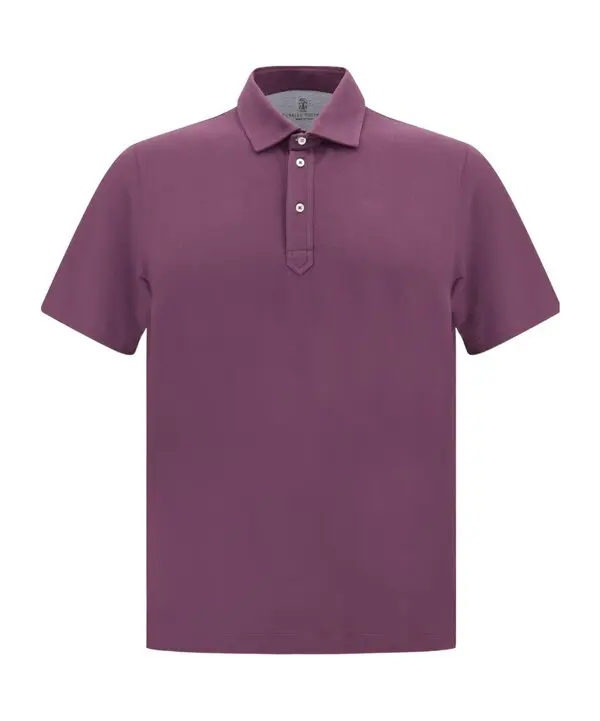 Brunello Cucinelli Cotton Polo Shirt - Red