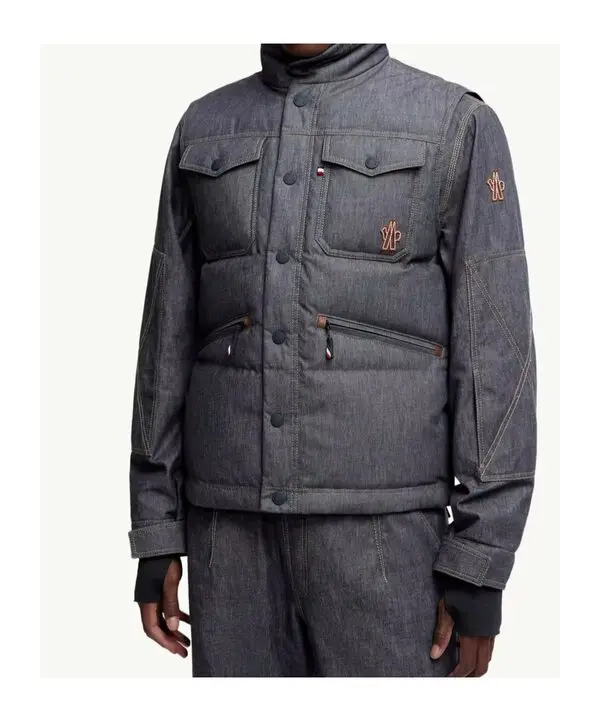 Moncler Krachan Down Denim Vest