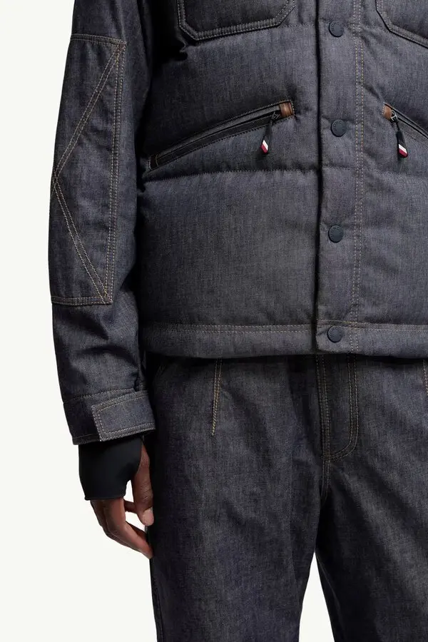 Moncler Krachan Down Denim Vest