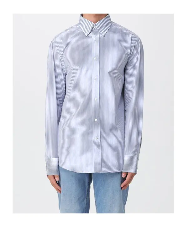 Brunello Cucinelli Striped Poplin Shirt