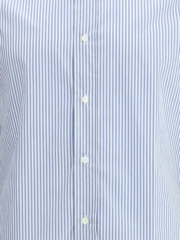 Brunello Cucinelli Striped Poplin Shirt