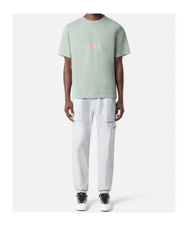 Stone Island Logo Printed Crewneck T-shirt