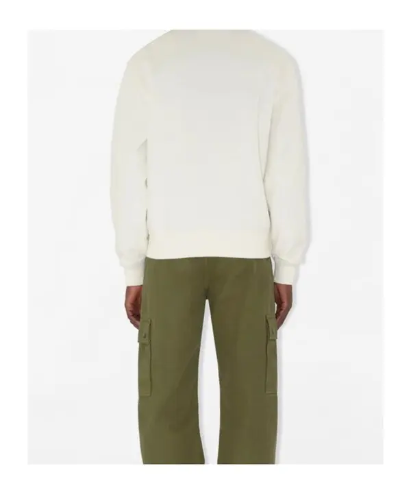 Burberry Logo Embroidered Checked Sweatshirt