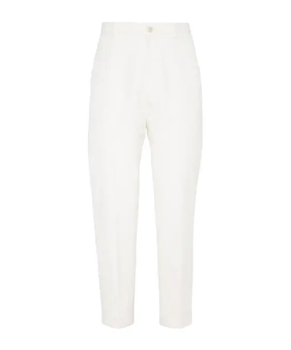 Brunello Cucinelli Straight-leg Pants - White