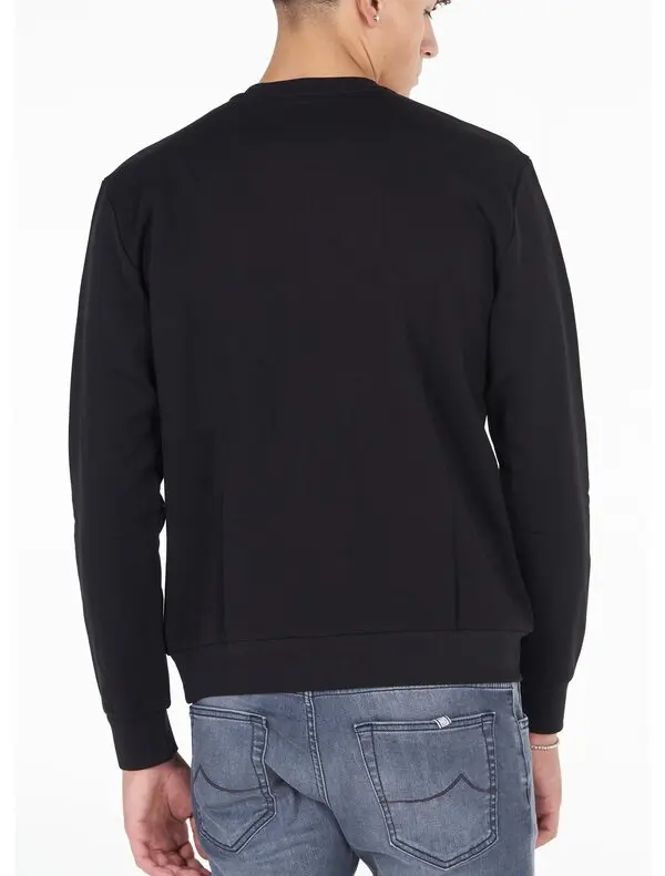 EA7 Long-sleeved Sweater With Central Logo