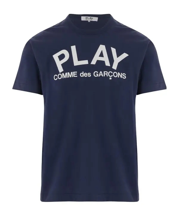 Play Comme Des Garcon Comme Des Garçons Play Logo Printed T-shirt