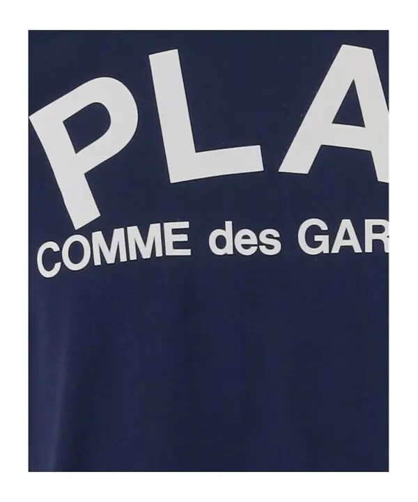 Play Comme Des Garcon Comme Des Garçons Play Logo Printed T-shirt