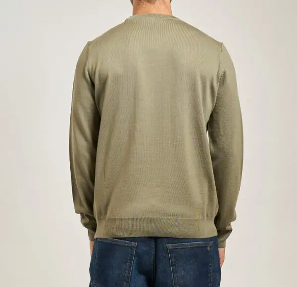 Hugo Boss Logo-embroidered Crew-neck Sweater