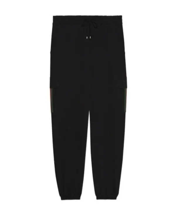 Gucci Cotton Jersey Jogging Pant With Web