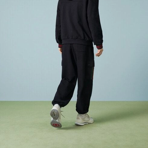 Gucci Cotton Jersey Jogging Pant With Web