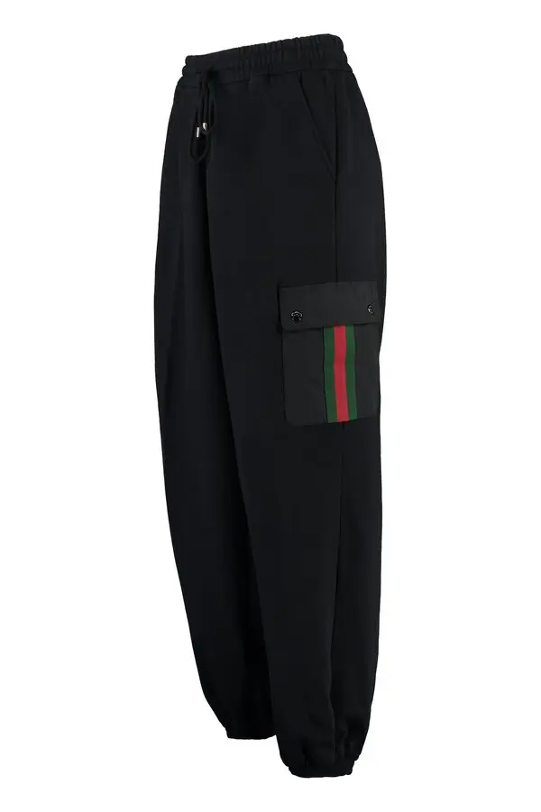 Gucci Cotton Jersey Jogging Pant With Web