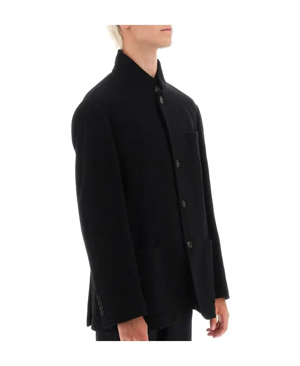 Brunello Cucinelli Long Sleeved Single Breasted Jacket