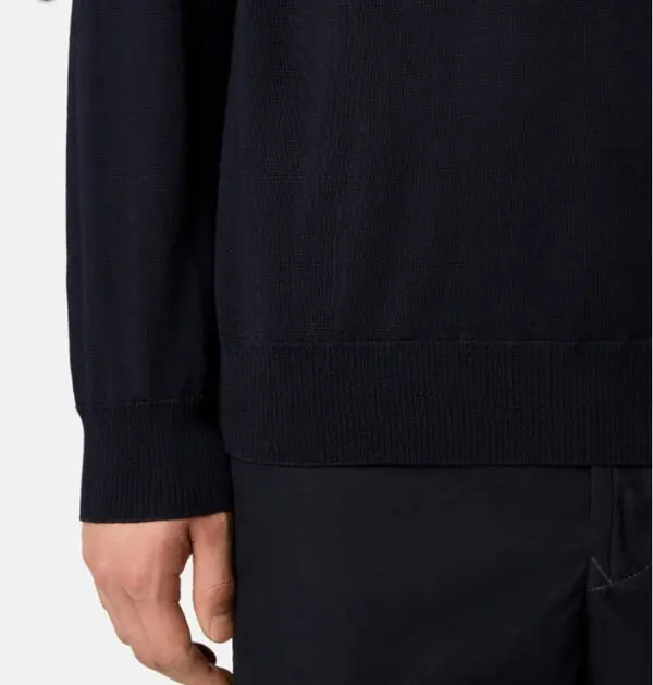 Stone Island Logo Patch Roll-neck Jumper