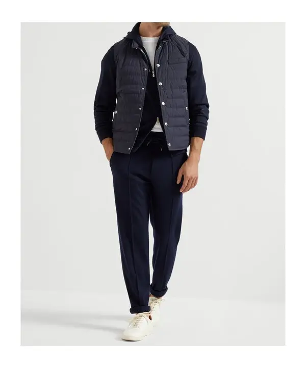 Brunello Cucinelli Elastic Drawstring Waist Pants