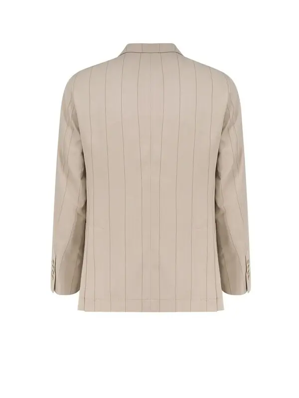 Brunello Cucinelli Double-breasted Striped Suit
