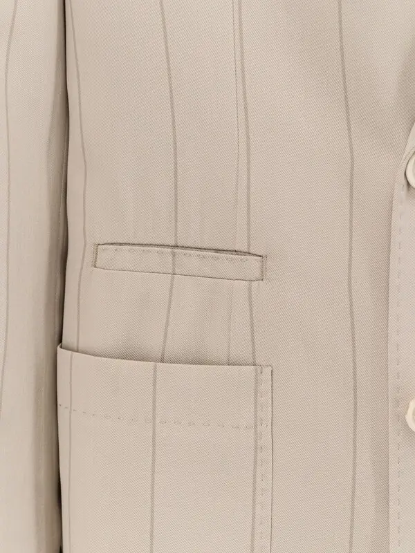 Brunello Cucinelli Double-breasted Striped Suit